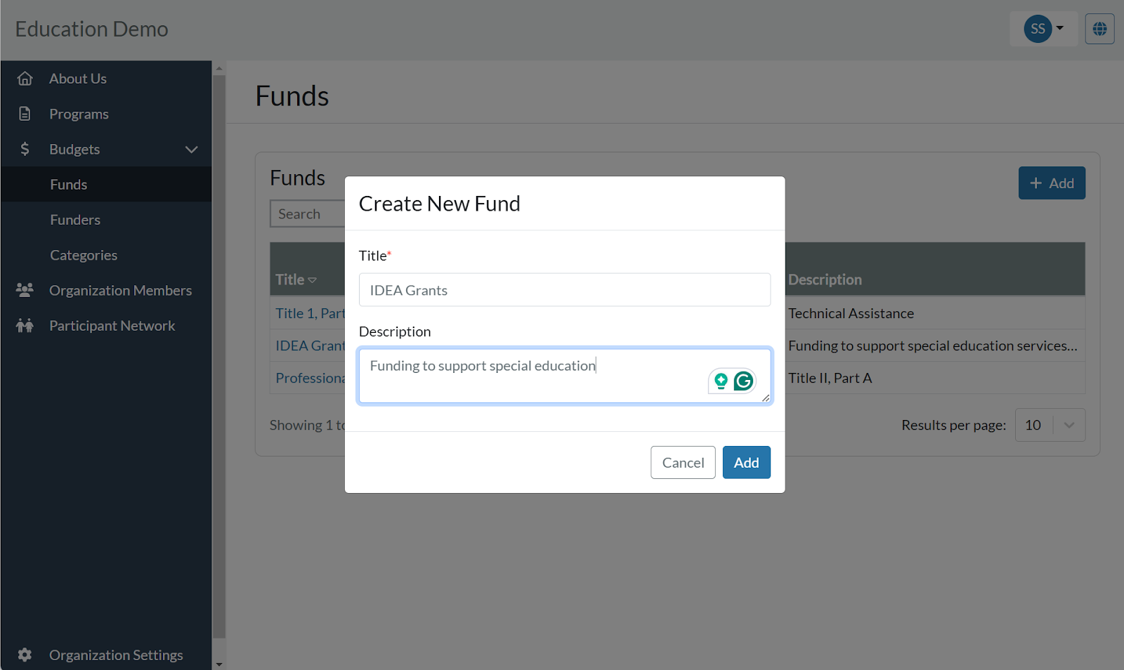 Setting up Budgets – NextZen