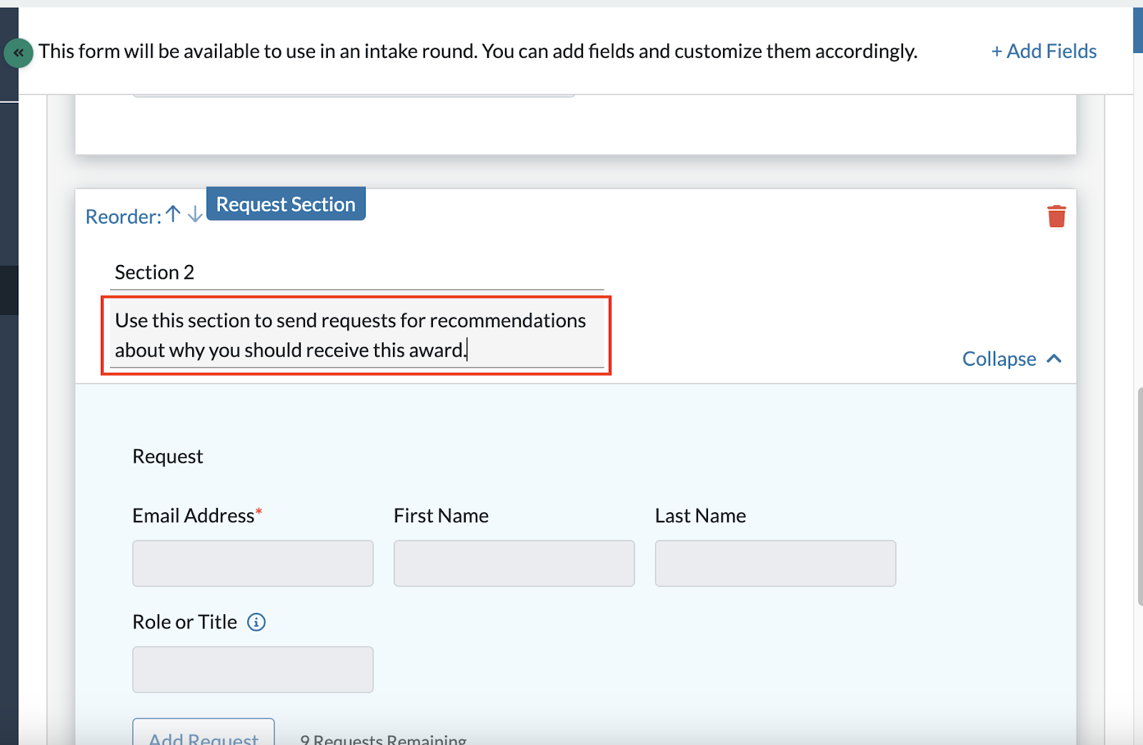 Section Description – NextZen