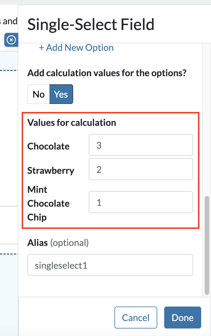 Calculated Value Fields – NextZen