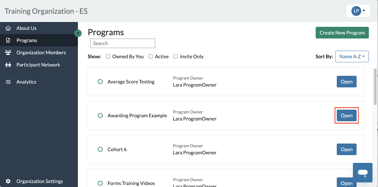 Award Setup – NextZen