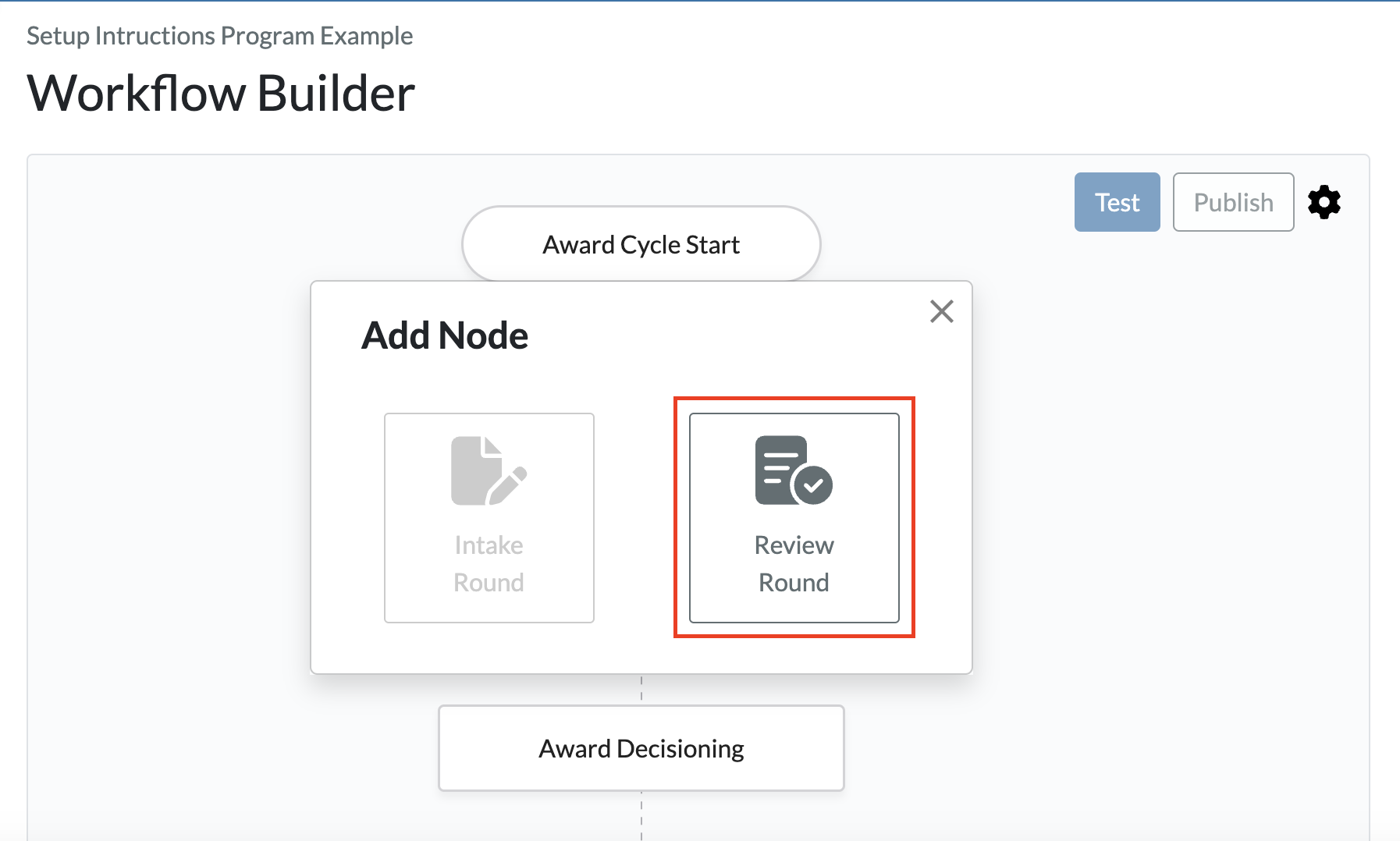 Set Up a Review Round – NextZen