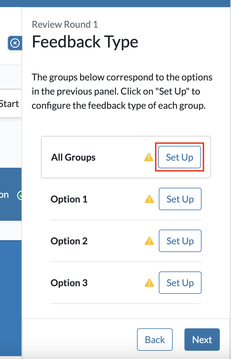 Feedback Types and Setup in a Review Round – NextZen