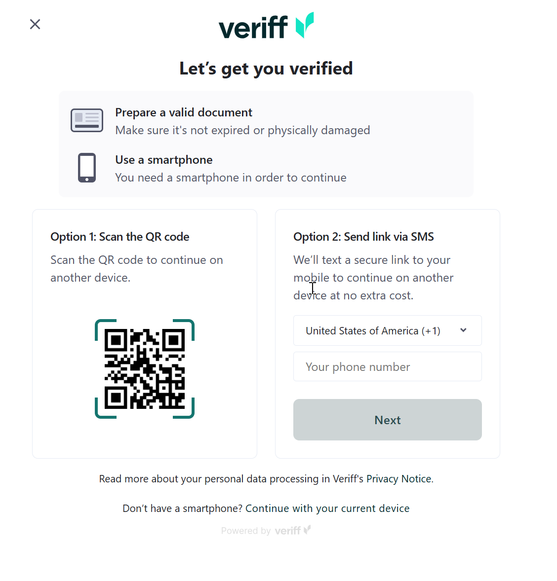 Identity Verification – NextZen